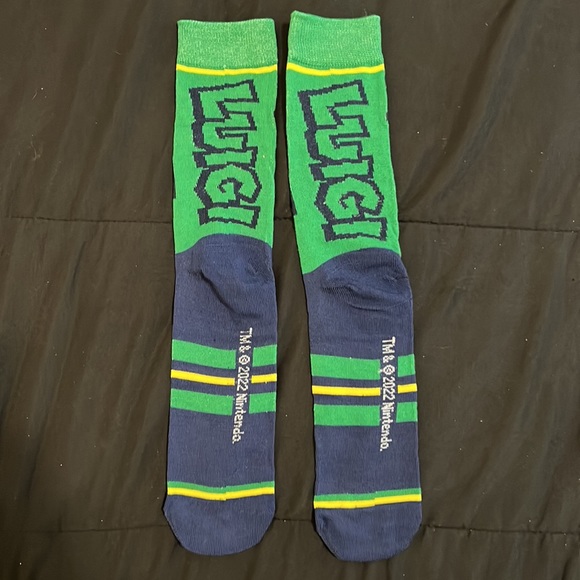 Nintendo | Underwear & Socks | Luigi Socks | Poshmark